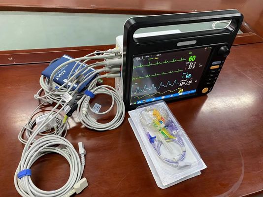 12.1 Inch Cardiac Patient Monitor MultiParameter With EtCO2 Sensor