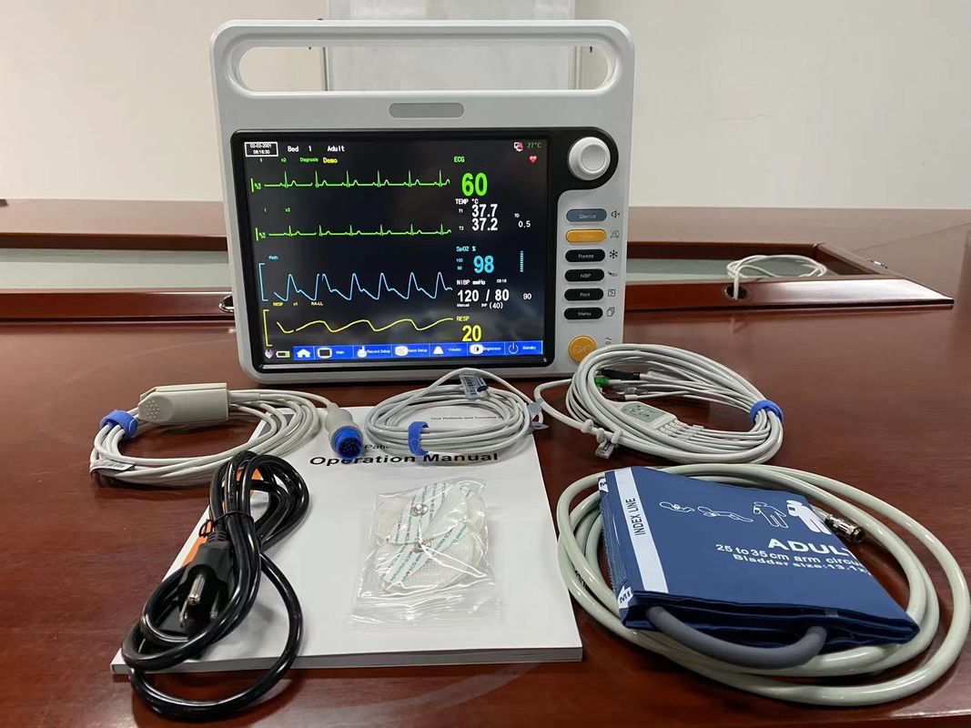 Portable NIBP SPO2 Patient Monitor , ECG Cardiac Monitor For Hospital ICU