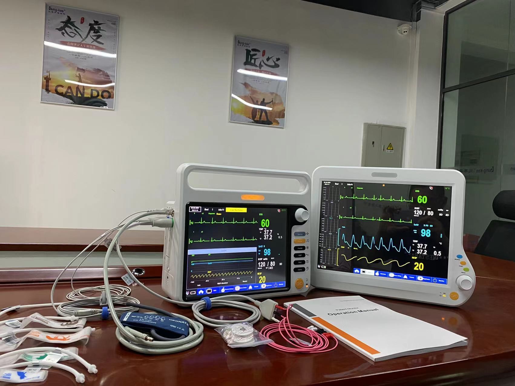 ICU Cardiac Neonate Patient Monitor With 3 Leads ECG NIBP SPO2