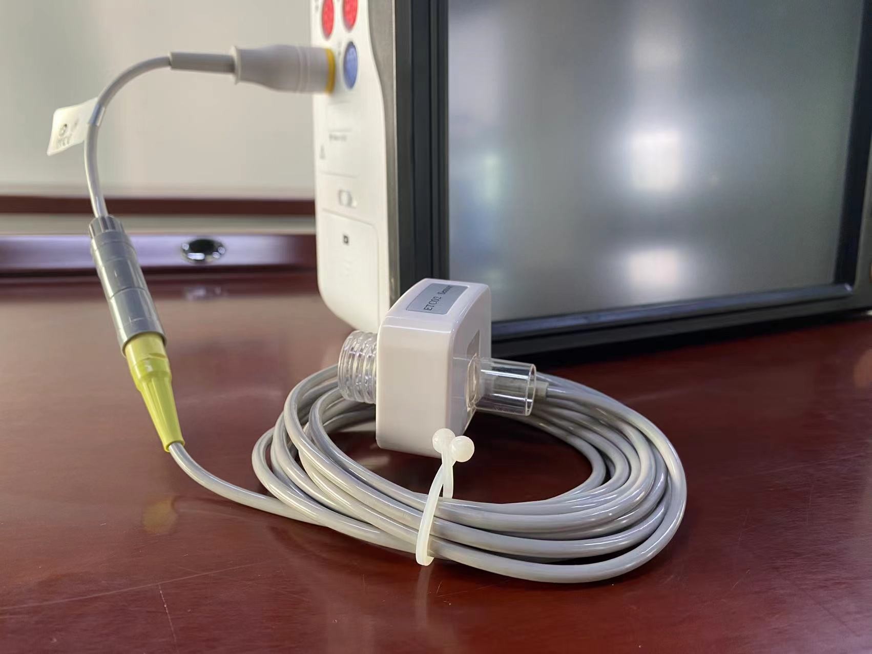 Plastic Material End Tidal Co2 Sensor Mainstream For ICU Cardiac Monitor