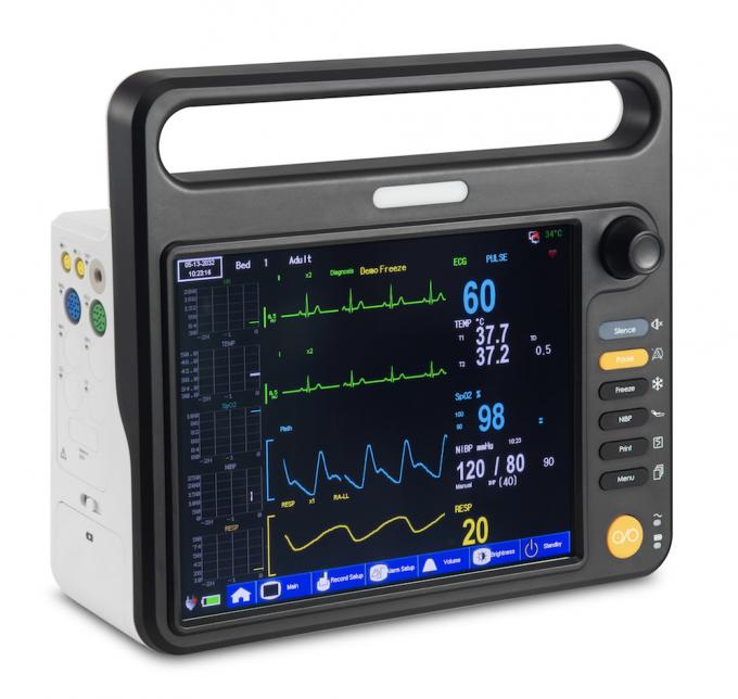 Vital Signs ICU Cardiac Monitor , Patient Monitoring Equipment With 12. ...