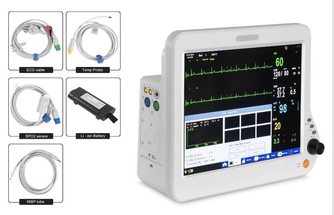 Mainstream Icu Cardiac Monitor Anesthesia Multi Parameter Patient Monitor